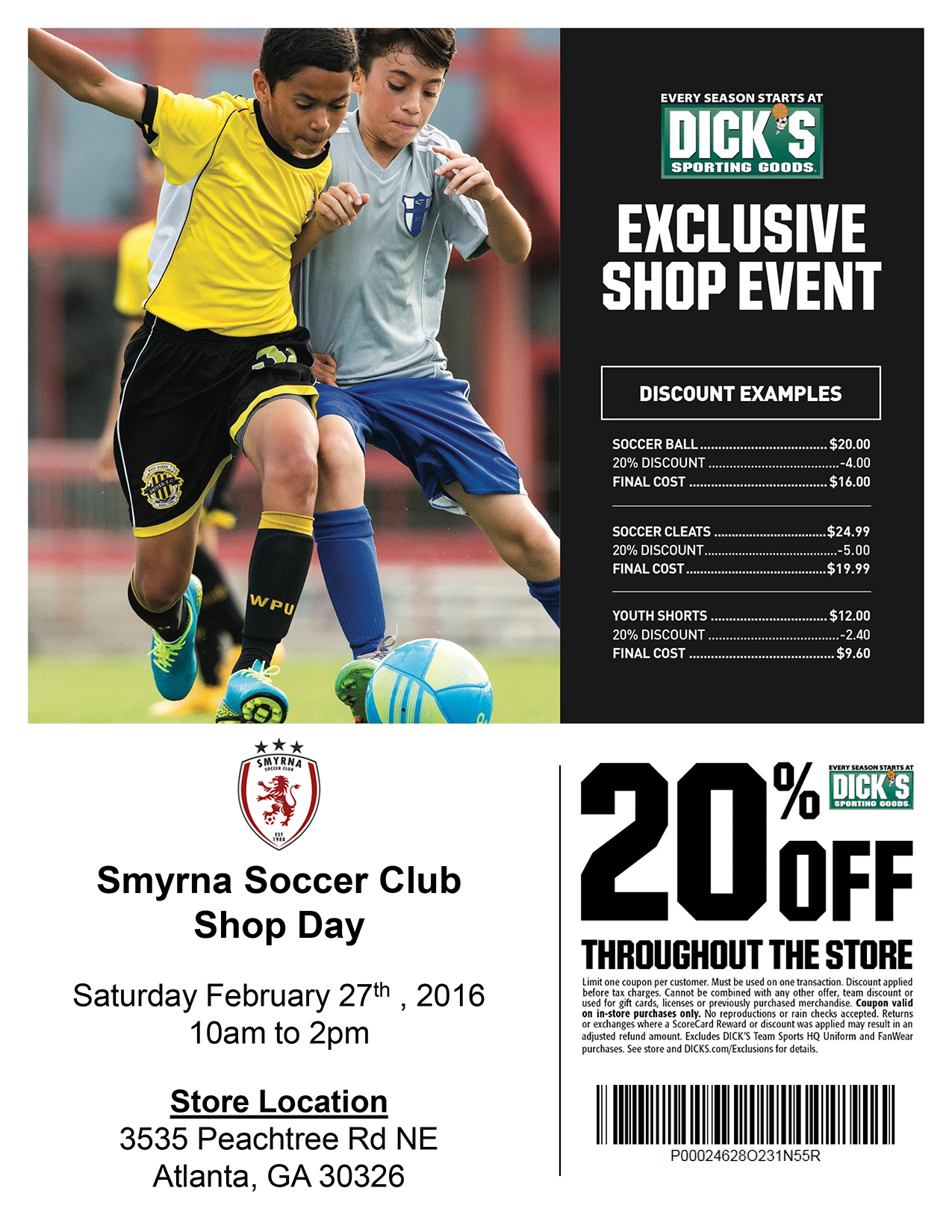 Discount sporting goods store